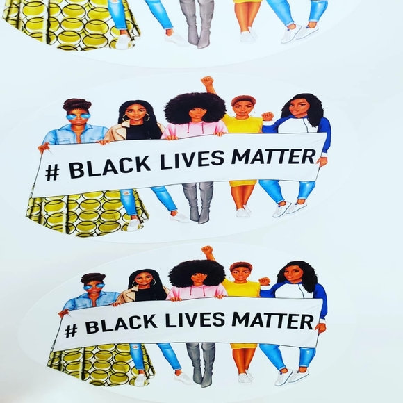 Party Supplies | Black Lives Matter Vinyl Xl Sticker Stickers Blm ...